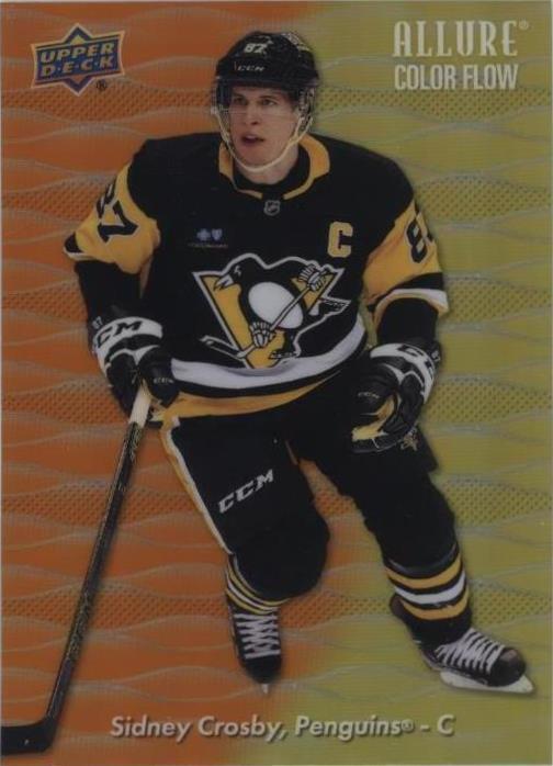 2023-24 Upper Deck Allure - Color Flow Sidney Crosby #CF-18 Orange ...