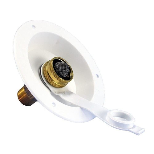THETFORD RV Camper City Water Inlet Fill Dish with Brass Check Valve ...
