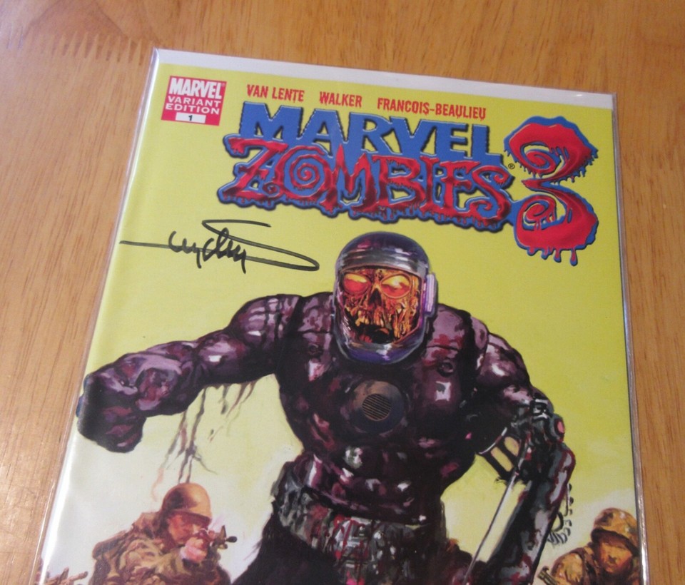 Lot of 3 MARVEL ZOMBIES Variants! #3/'80s•Assemble 2/Stan Lee +SIGNED ...