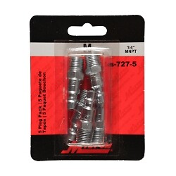 MILTON S-727-5 1/4" Male Plug M-Style - 5 Pack | eBay