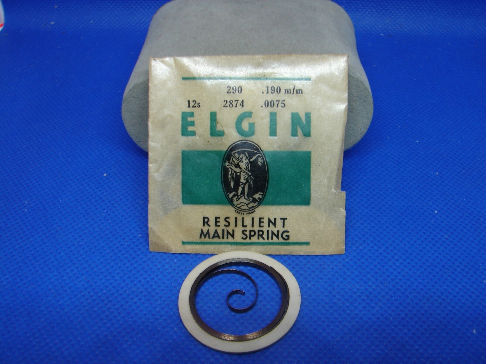 ANTIQUE POCKET WATCH MAINSPRING ELGIN 12s #290 REPAIR PART | eBay