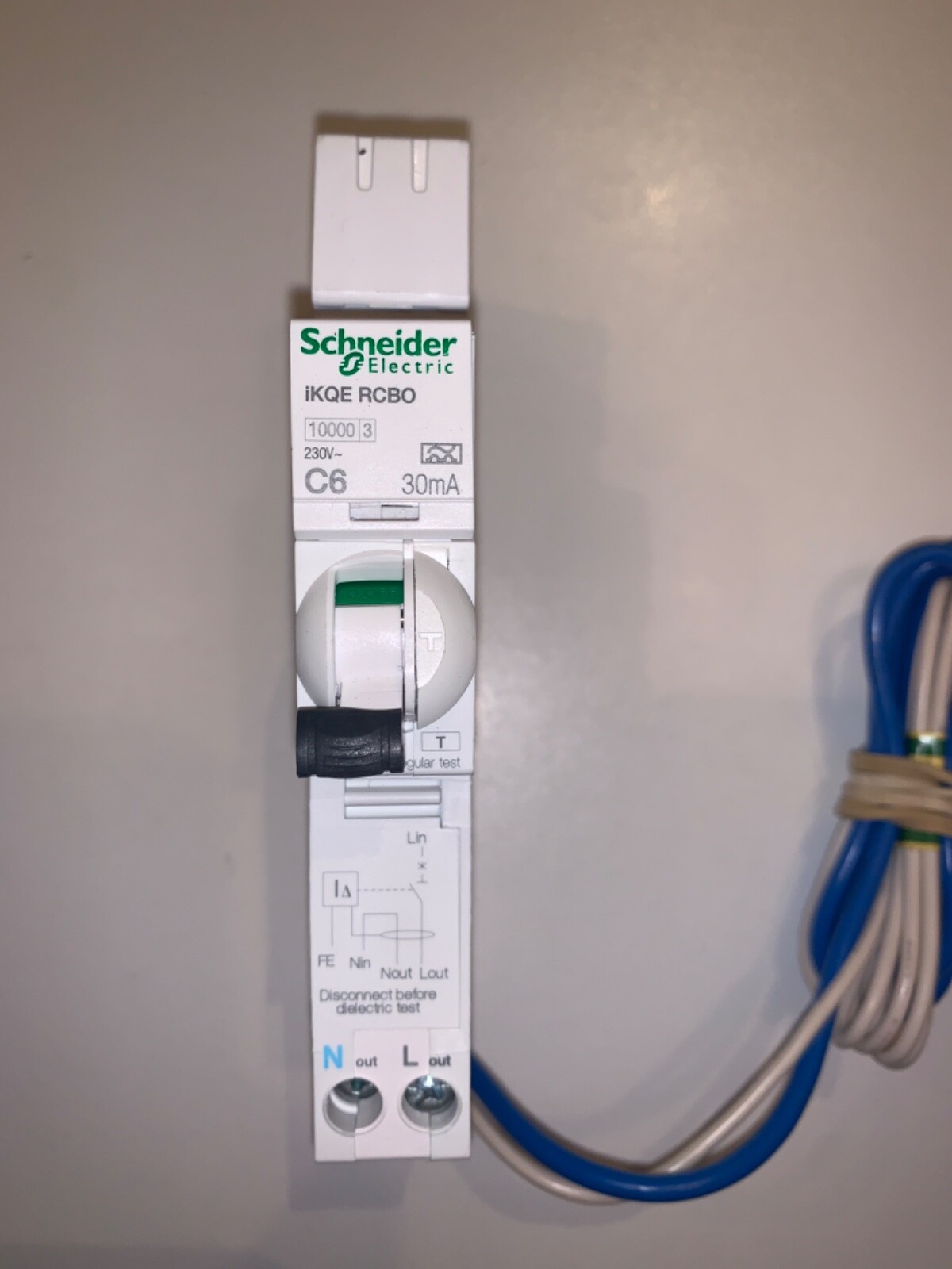 Schneider iKQE SQOR iKQ KQE RCBO 6a 10a 16a 20a 32a 40a 45a Type B C ...