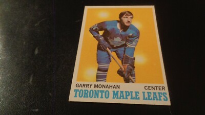 1970-71 Topps Hockey #112 Garry Monahan - Toronto Maple Leafs - EX-MT ...