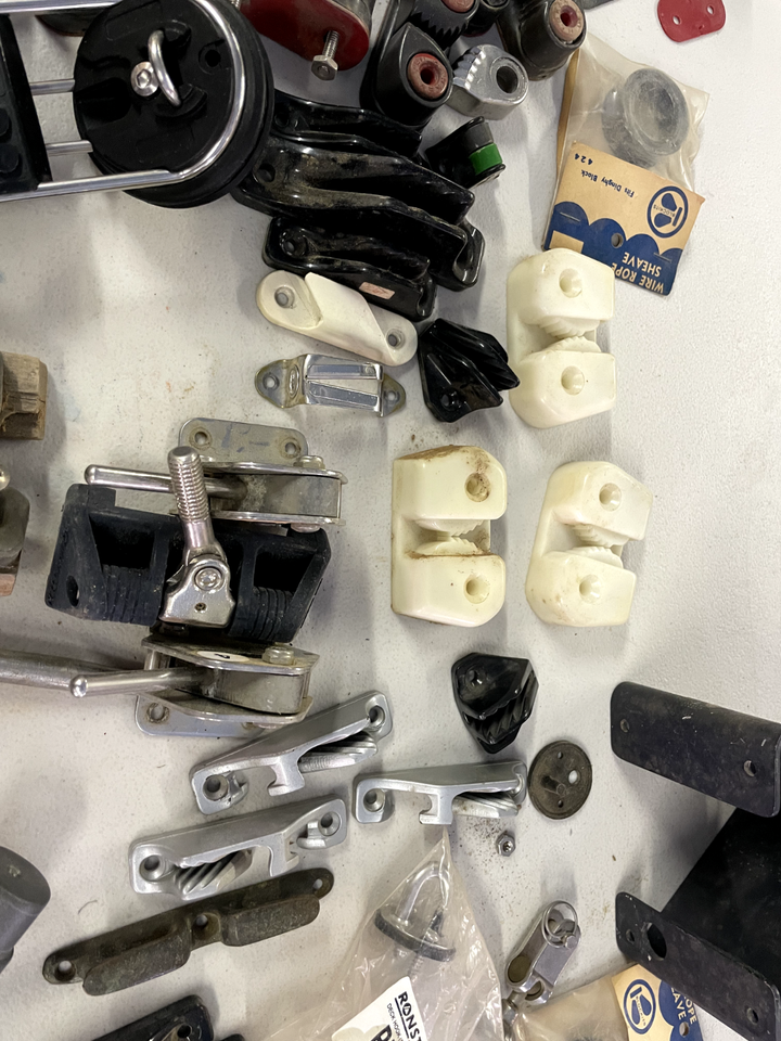 Sailboat Boat Hardware Lot Assorted Mixed New And Used | eBay