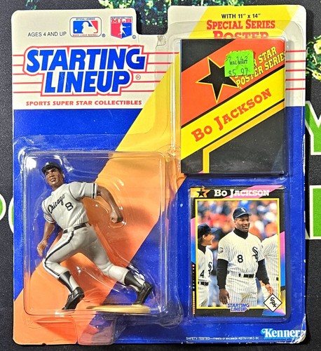 1991 Bo Jackson Chicago White Sox Starting Lineup With Card and Poster ...