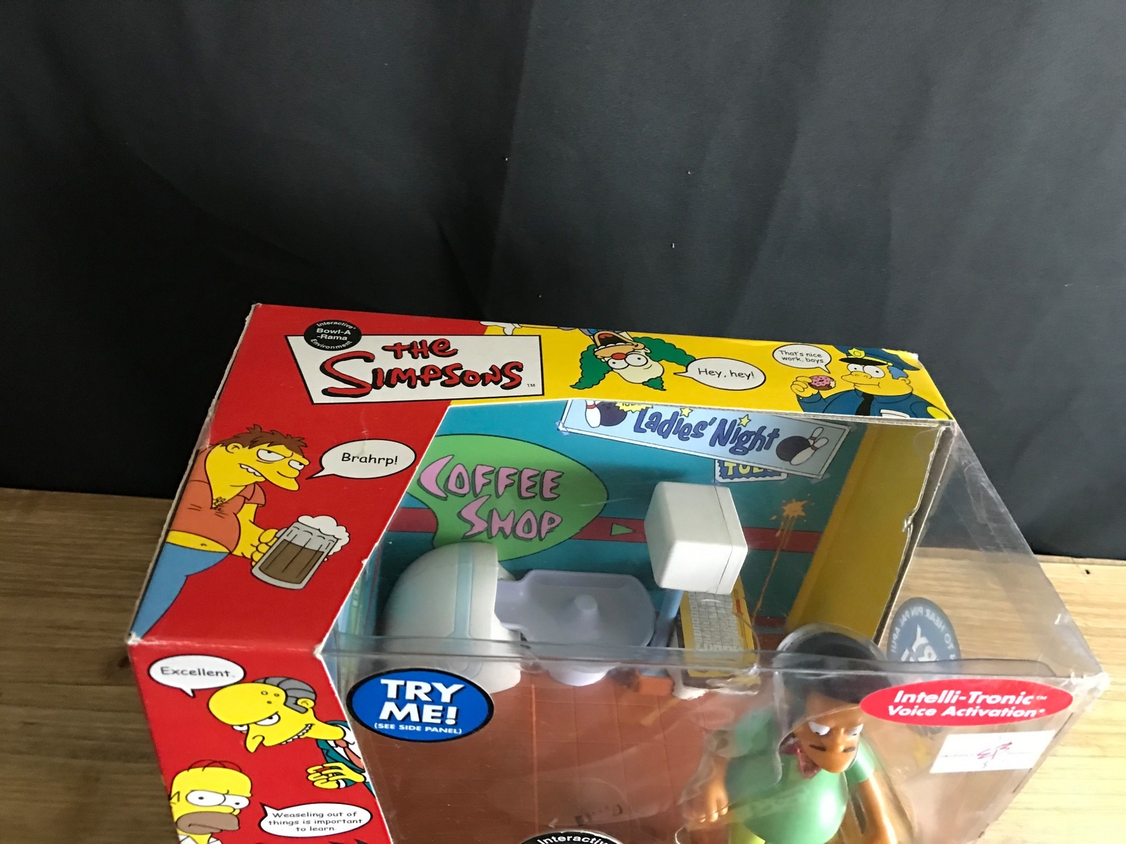 2001 THE SIMPSONS WOS Interactive BOWL-A-RAMA EXCLUSIVE PIN PAL APU ...
