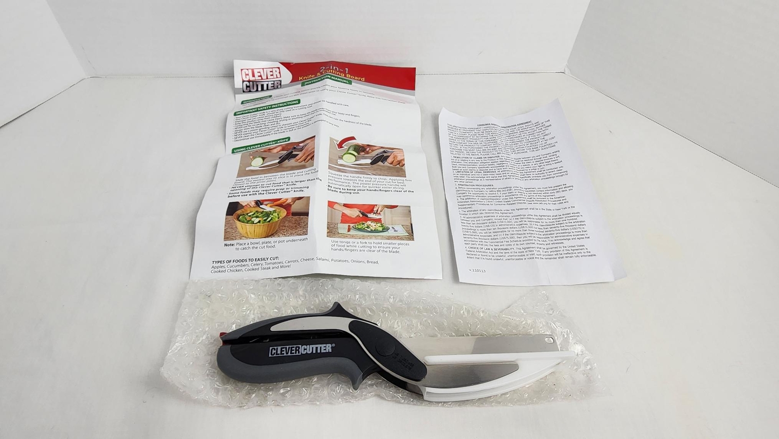 Ronan Tools Clever Cutter 2 in 1 Knife & Cutting Board - 4 1/2 in Blade ...