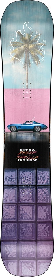 Nitro Cheap Thrills Wide Men's Snowboard 157 cm Park Twin New 2025 | eBay