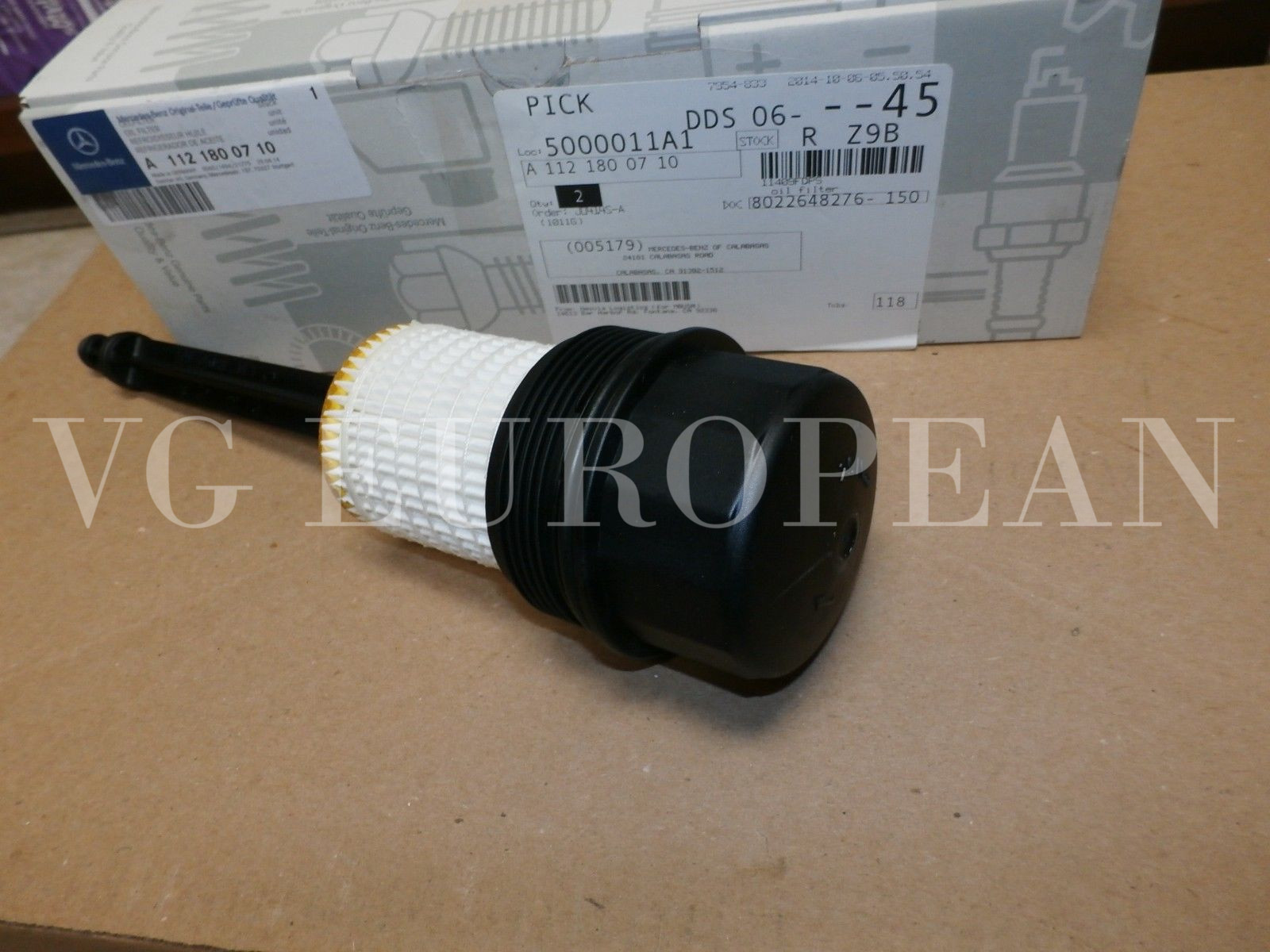 Mercedes-Benz Genuine C E CL G CLS ML SL S SLK Class Oil Filter Housing ...