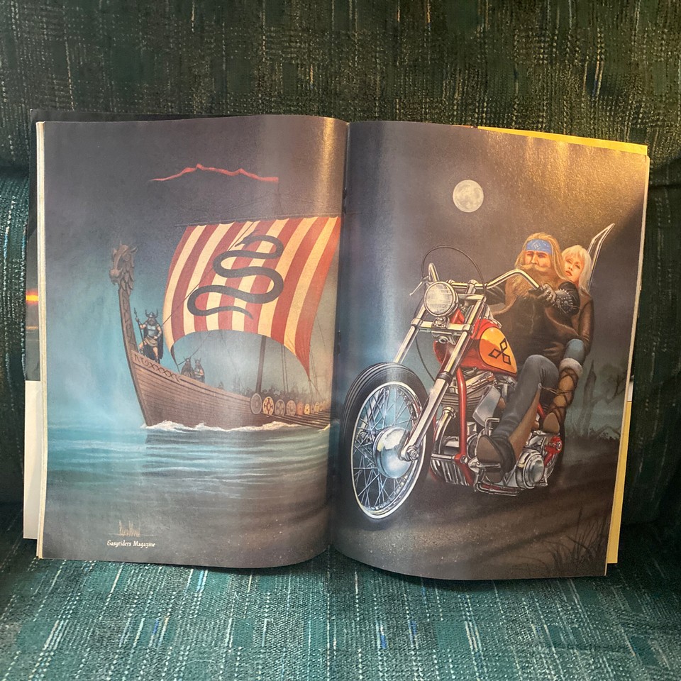 VTG Easyriders Magazine November 1987 David Mann CF Motorcycle Biker ...