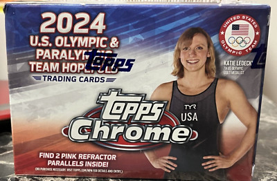 2024 Topps Chrome U.S. OLYMPIC & PARALYMPIC Hopefuls BLASTER Box | eBay