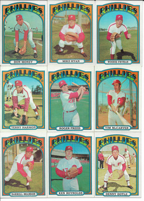 1972 Topps Baseball Phillies 16 Card Lot With Denny Doyle Hi#768 VG | eBay