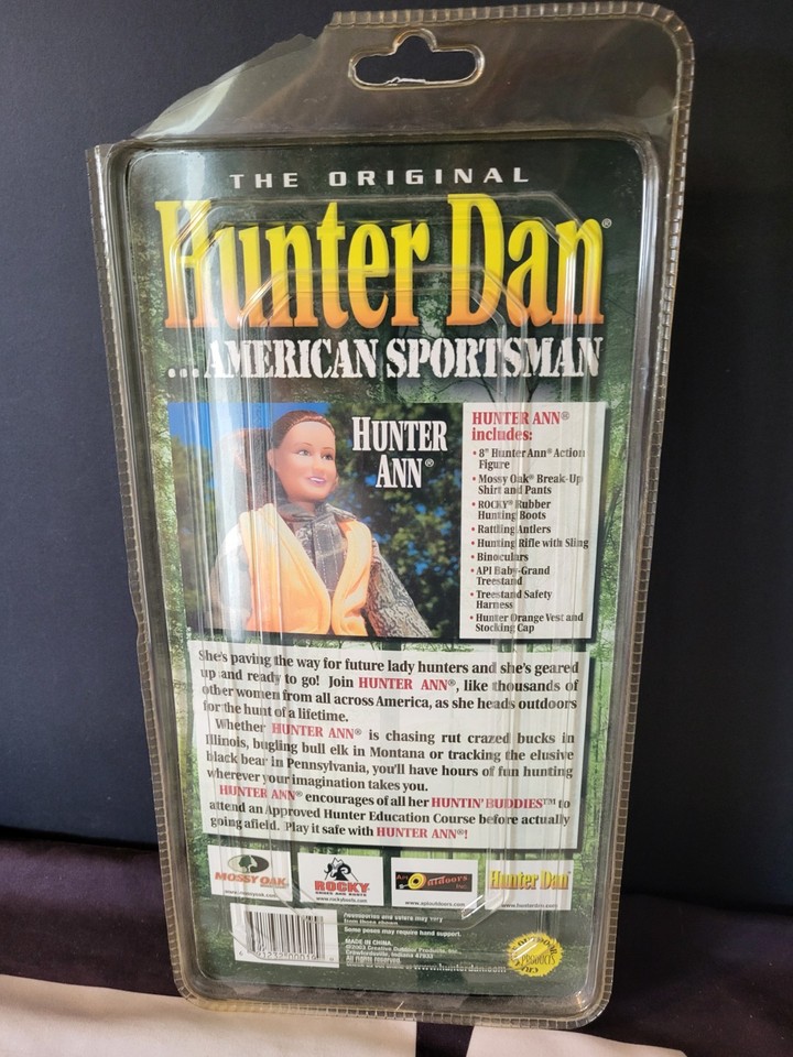 Hunter Ann Action Figure 7" Scale HUNTER DAN American Sportsman NEW #2 ...