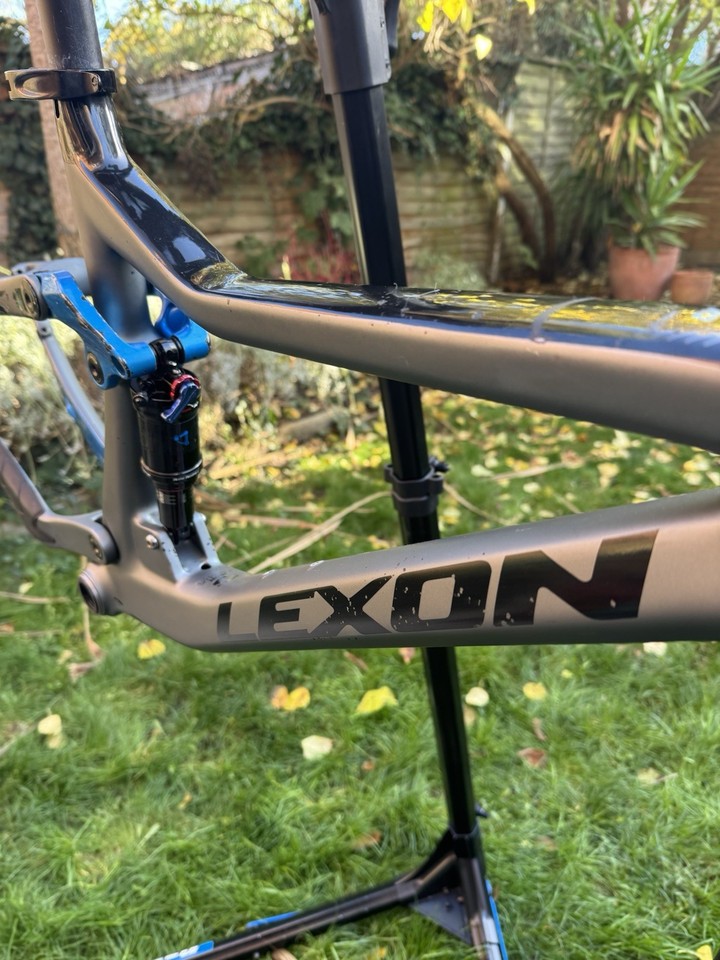 Mountain Bike Full Suspension Frame LEXON 29er Carbon Boost SMALL Size ...