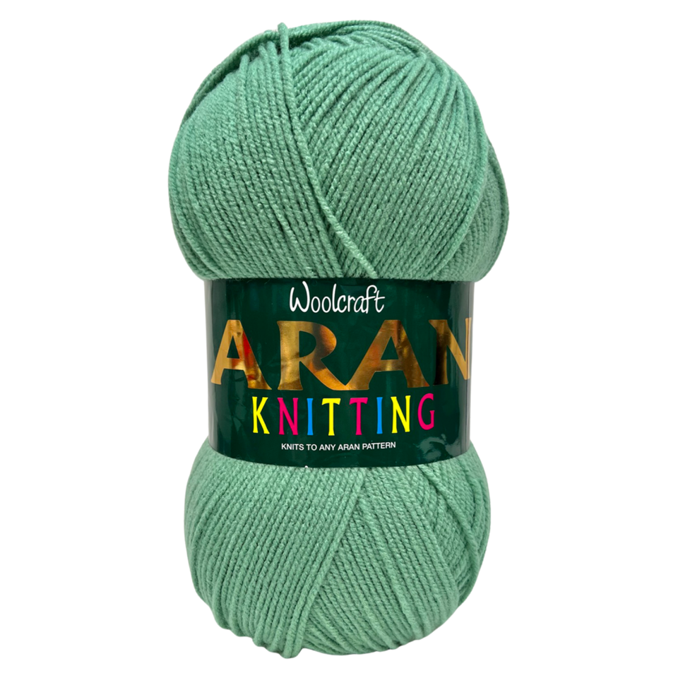 Aran Wool Woolcraft Aran 400g Knitting Yarn, Acrylic Or Wool Mix 40 ...