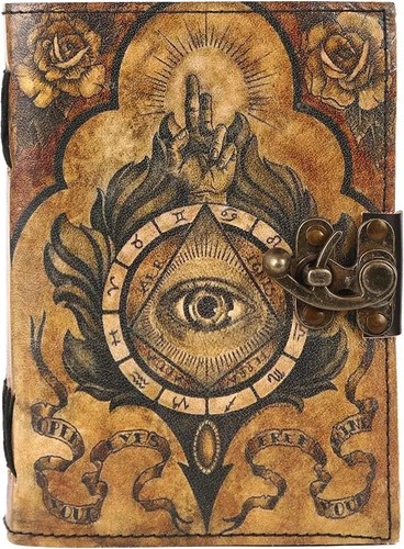 All Seeing Eye Book of Spells Witchcraft Decor Grimoire Illuminati ...