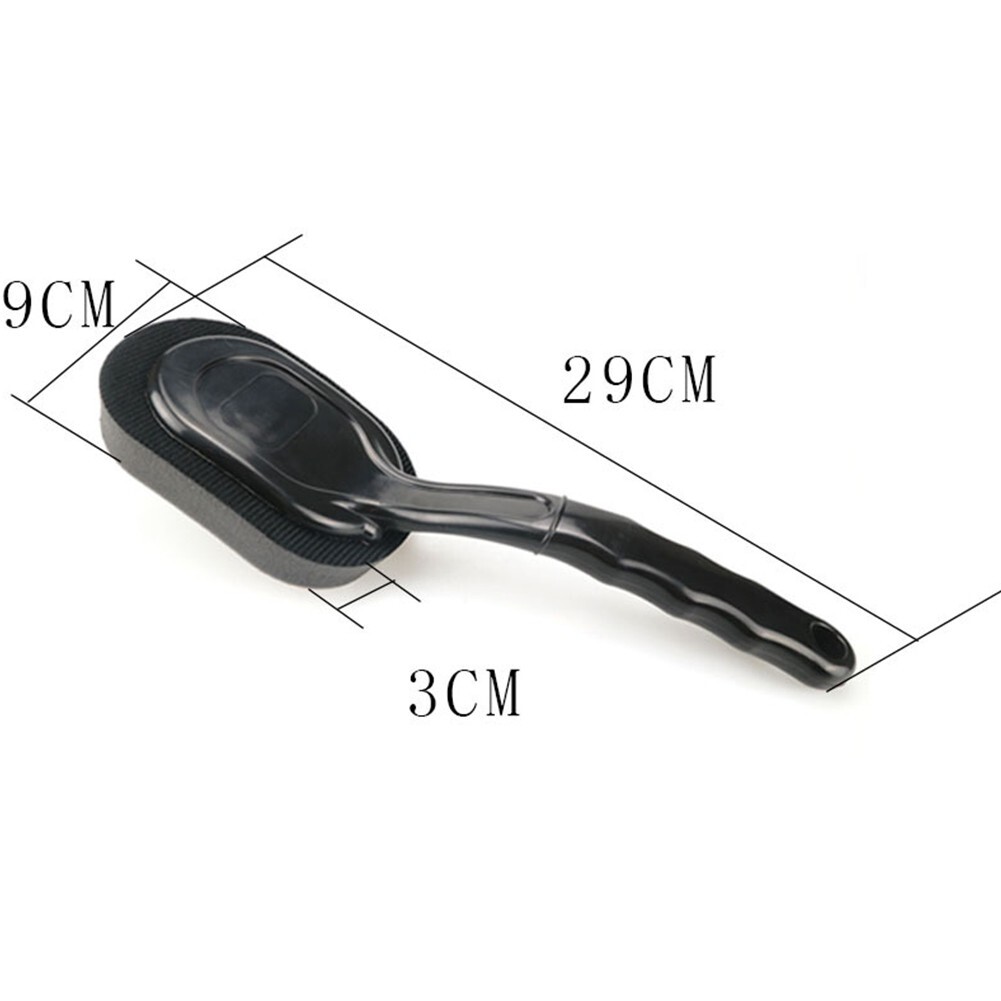 ABS&Sponge Car Tire Wheel Waxing Polishing Sponge Washing Cleaning Brush 29cm | eBay