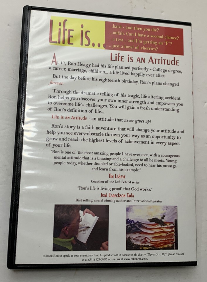 Never Give Up Dvd Ron Heagy | eBay