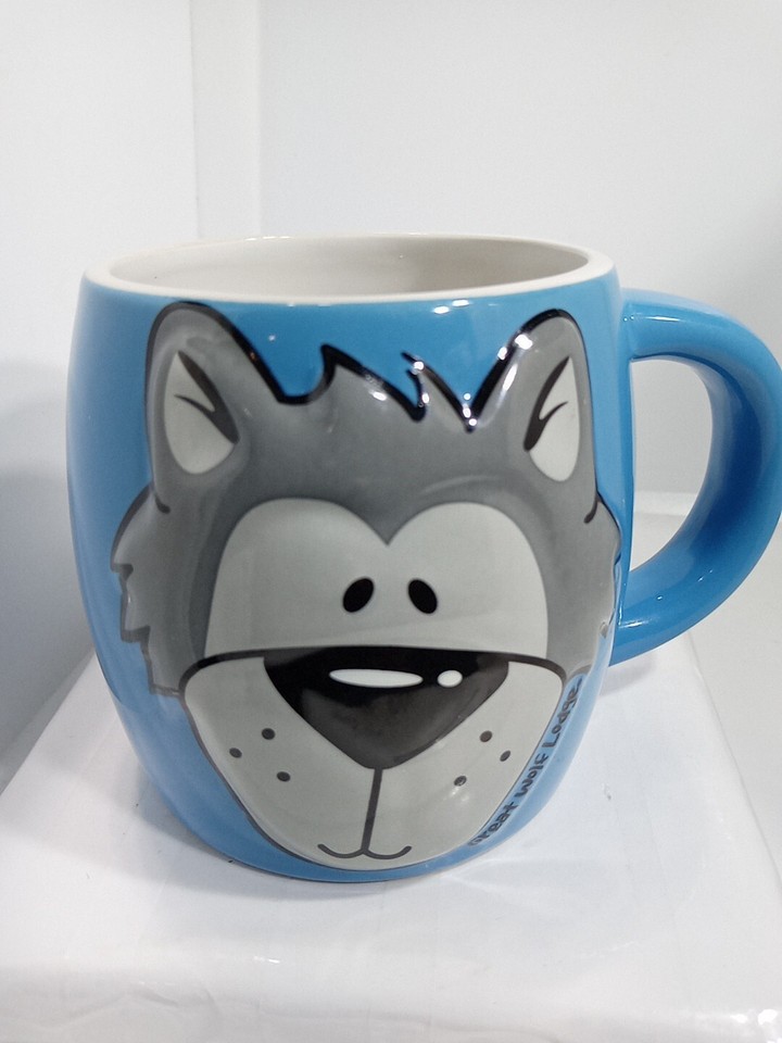 GREAT WOLF LODGE MUG. THE GREAT WOLF LODGE MUG. EMBOSSED WOLF DECO MUG ...