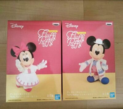 Disney Characters Fluffy Puffy Mikey Mouse & Mini Mouse SET | eBay