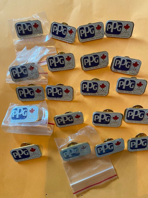 2024 PARIS OLYMPIC PINS BADGES TRADERS 20 PPG PAINT CANADA NOC 50 CENTS ...