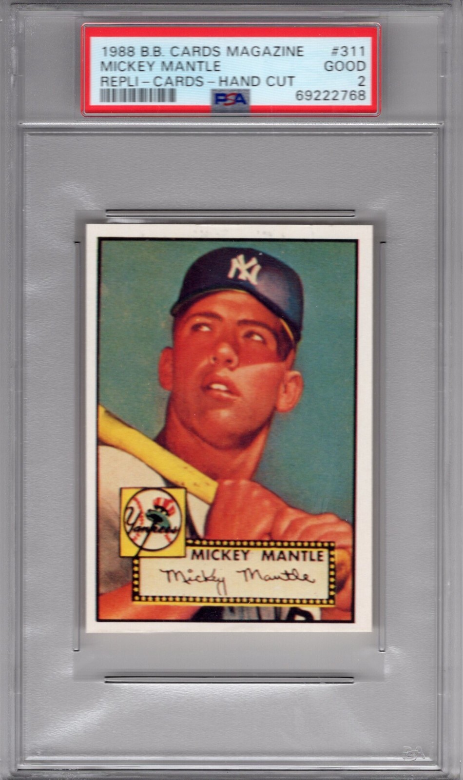 1952 Topps - High # "e" in Signature Pointing Up #311 Mickey Mantle for sale online | eBay