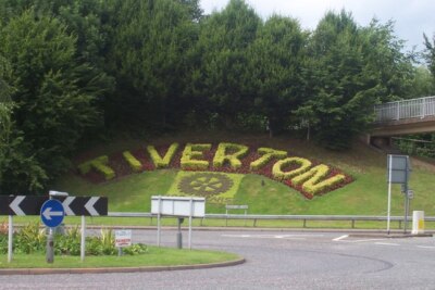 Photo 6x4 Tiverton : Heathcoat Way Roundabout & Tiverton Flora Tiverton ...