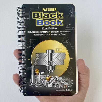 FASTENER Black Book - Handbook size with FREE Thread Identifaction ...