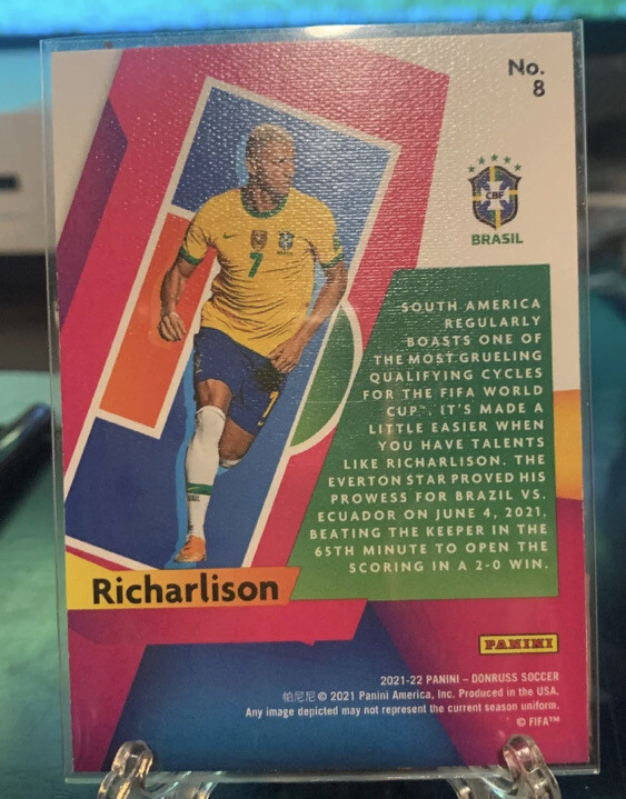 2021-22 Richarlison Power in the Box Press Proof Card #8 Brasil | eBay