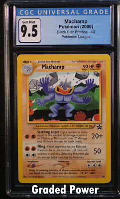 Promo Machamp Black Star Promo CGC 9.5 (0240) #43 Pokemon | eBay