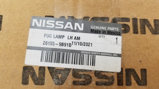 Nissan Altima Maxima Rogue OEM Left Driver Side Fog Light Lamp ...