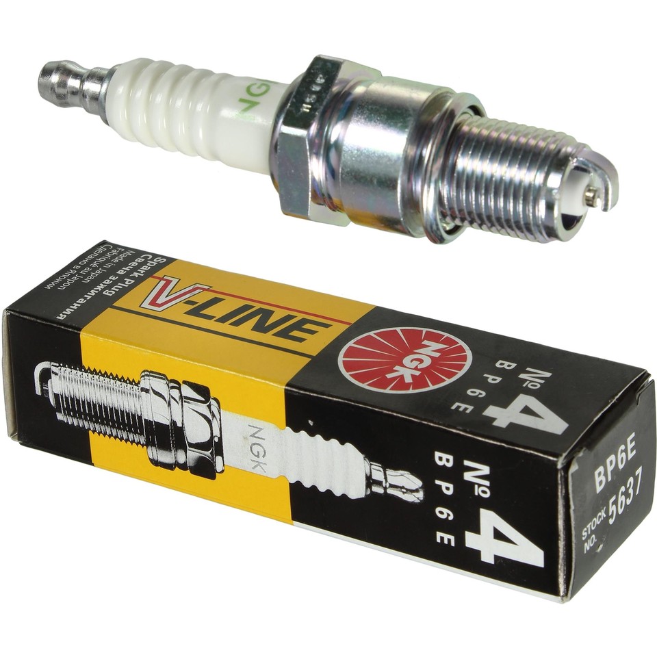 8X Original NGK Zündkerze 5637 V-Line 4 Typ BP6E Zünd Kerze | eBay