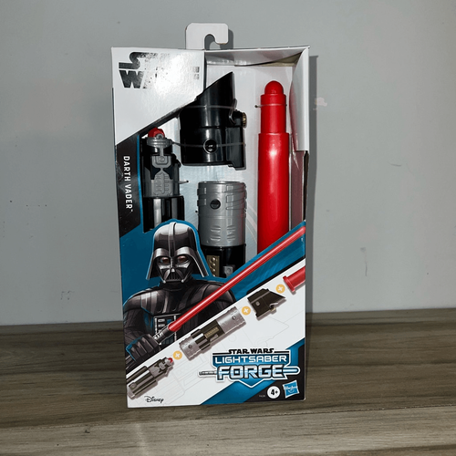 Star Wars Lightsaber Forge Darth Vader Extendable Red Lightsaber ...