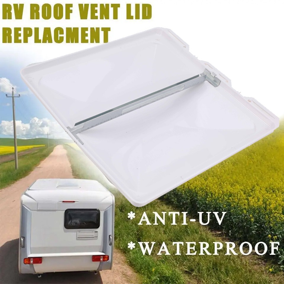2pcs 14" Caravan Vent RV Skylight Roof Motorhome Poptop Lid Cover ...