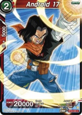 NM-Mint DBS:M Android 17 - BT23-026 - C - Foil Perfect Combination ...