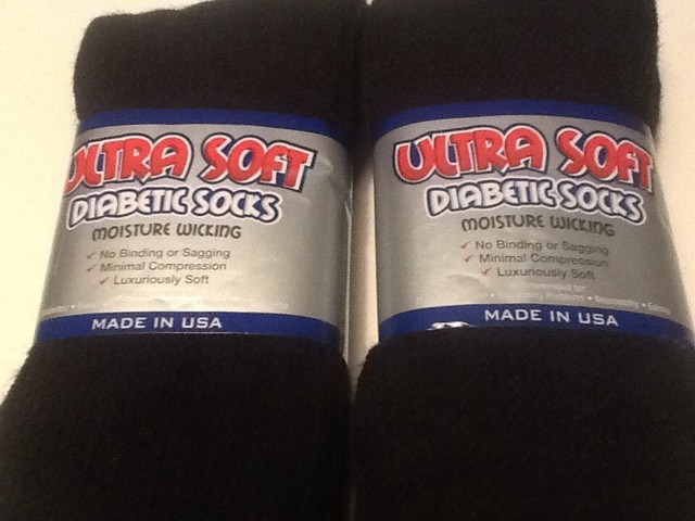 Ultra Soft Boot Length Diabetic Socks - Made In The USA - 4 Pairs | eBay
