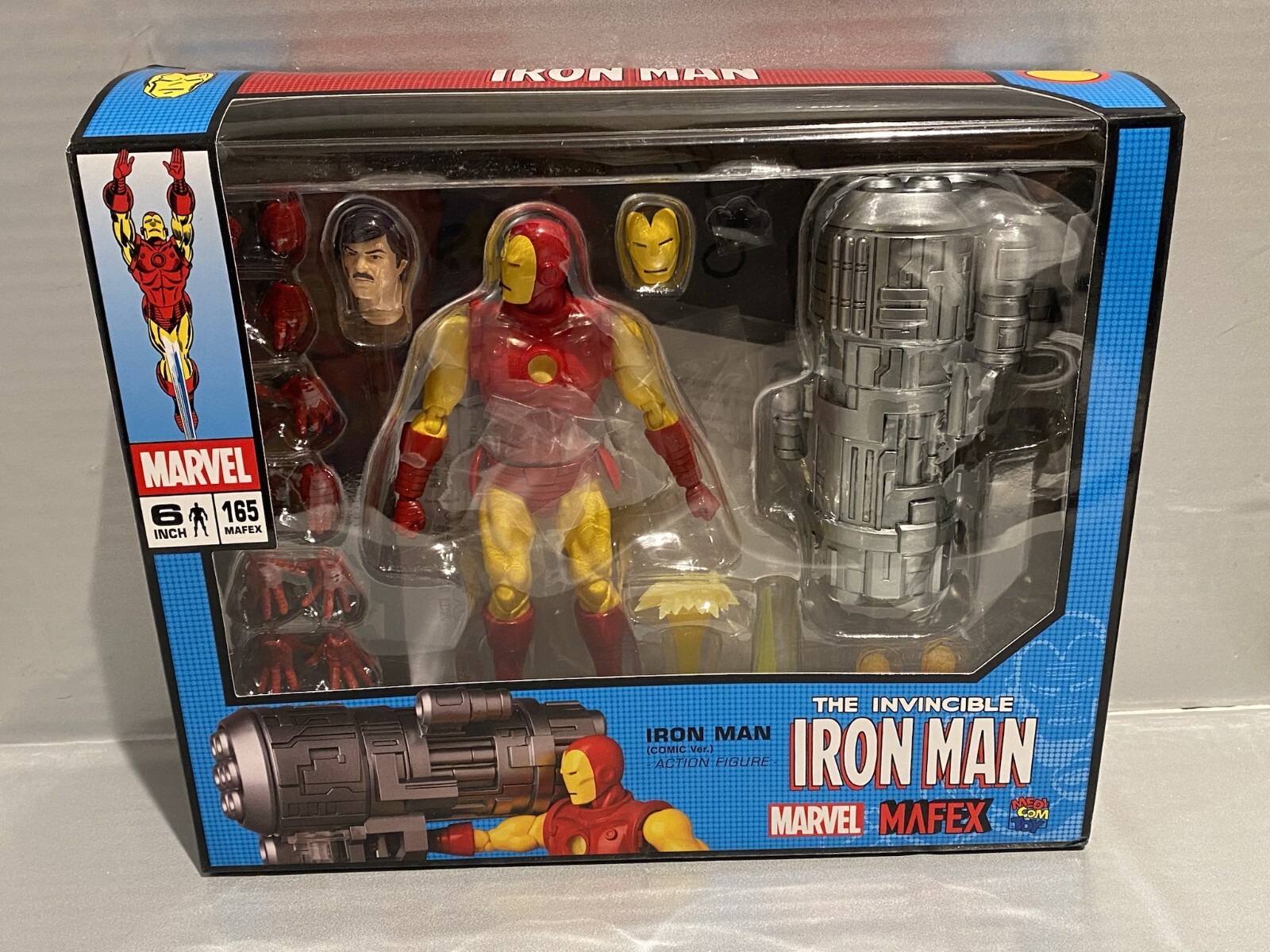MAFEX No.165 IRON MAN Comic Ver. Medicom Toy Marvel Action Figure japan