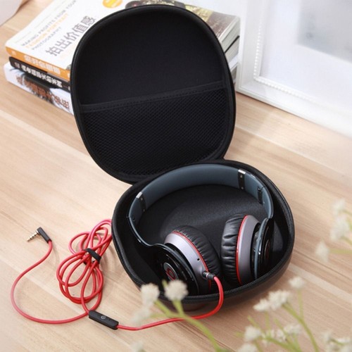 EVA Headphone Bag Black Earphone Case Durable Storage Box Headset ...