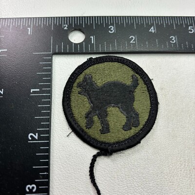 Subdued US United States Army 81ST INFANTRY DIVISION Patch BLACK CAT ...