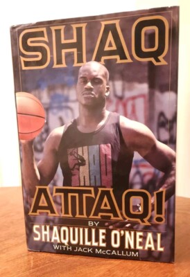 Shaquille O'Neal SHAQ ATTAQ! Book SIGNED 1st Edition 1993 Basketball ...