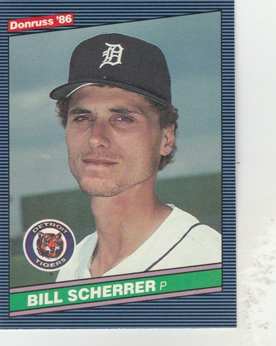 FREE SHIPPING-MINT-1986 Donruss Detroit Tigers #516 Bill Scherrer-2 | eBay