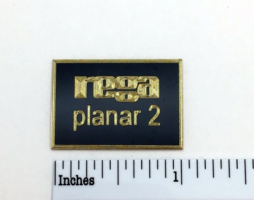 Rega Planar 2 Custom Engraved Solid Brass Turntable Badge Logo | eBay