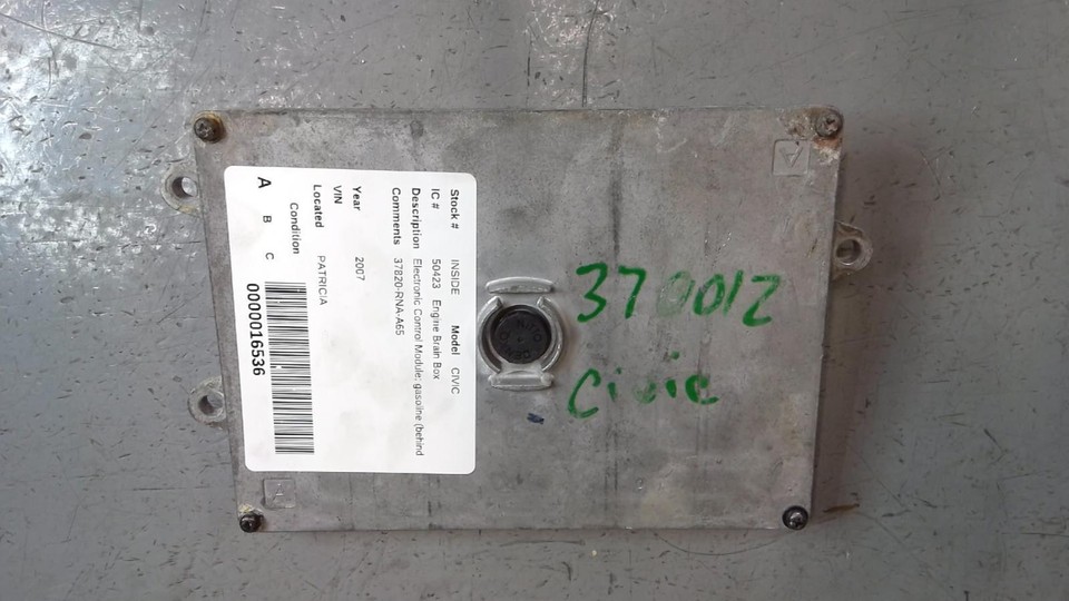 HONDA CIVIC Engine Brain Box Electronic 37820-RNA-A65 | eBay