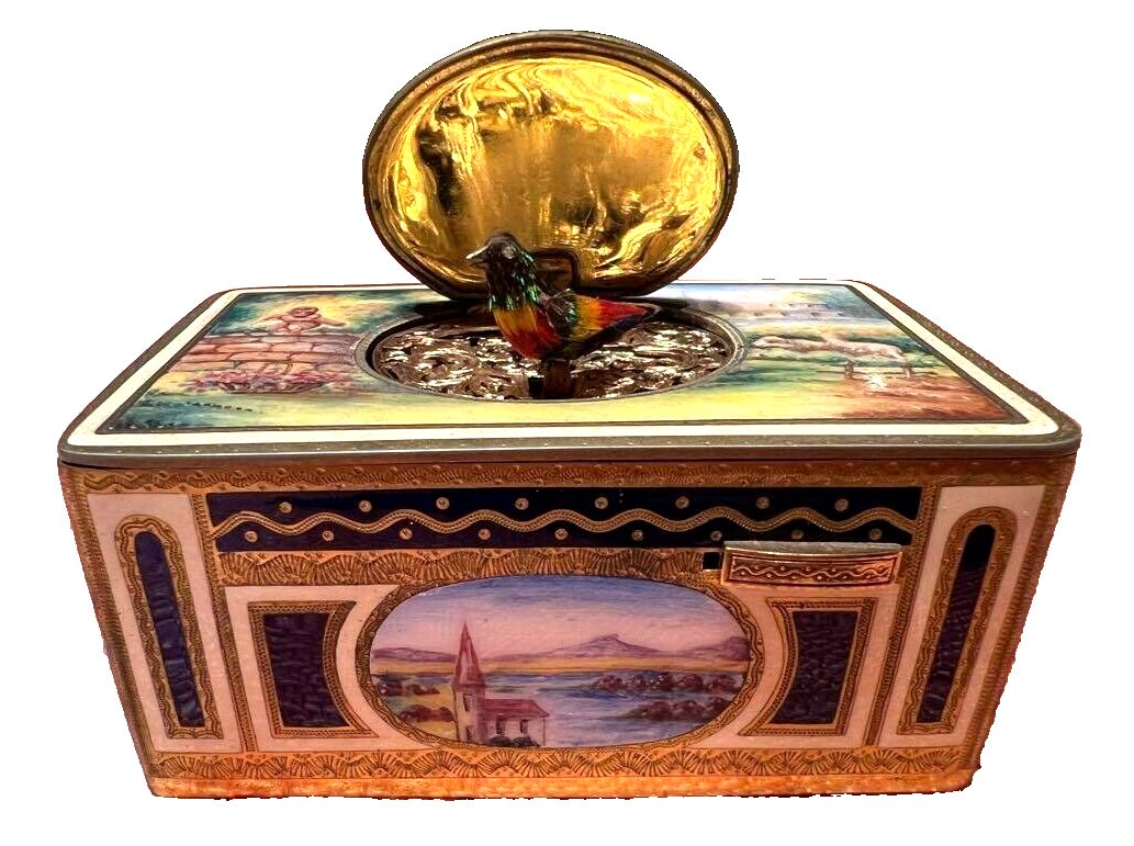 Singing Bird Music box vintage 1950s Operation confirmed working ...