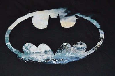 BATMAN Night Sky & Logo T-Shirt Officially Licensed DC COMICS ADULT Men ...