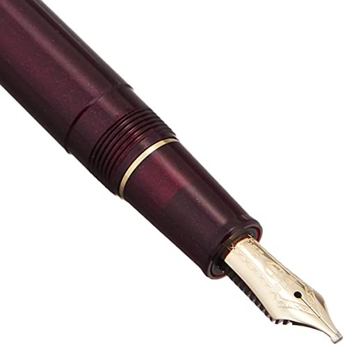 Sailor Fountain Pen Profit Light Gold Trim Shining Red Music 11-1038 ...