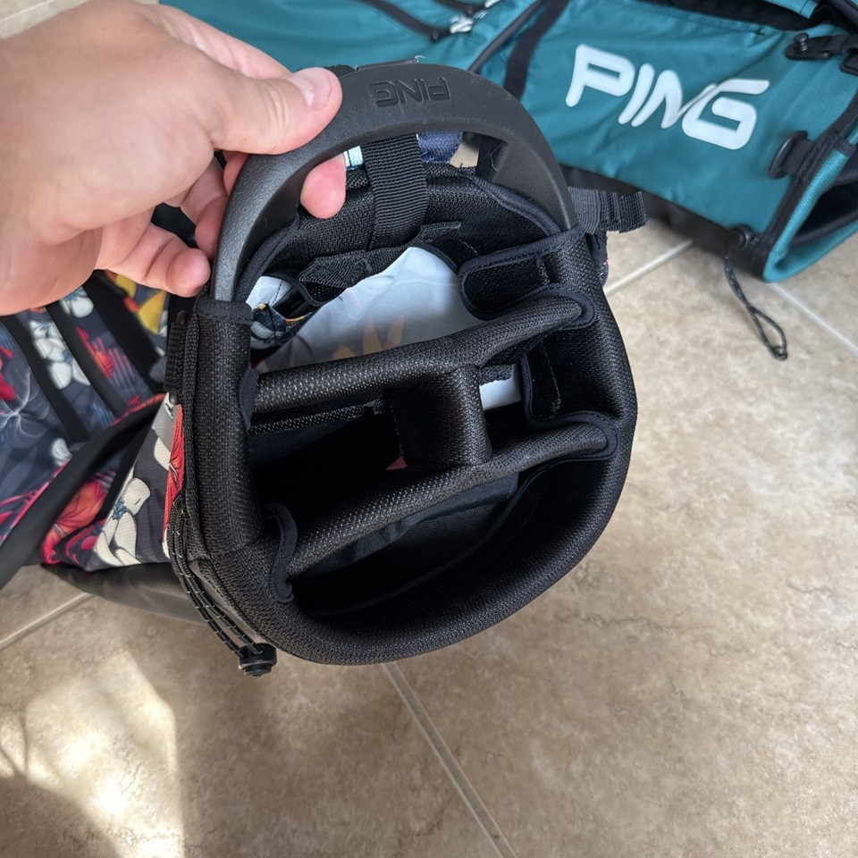 Ping Moonlite Carry Bag Aloha 4-Way Divide Dual Strap Golf Bag NEW ...