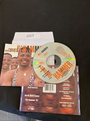 Here Comes the Hammer [Single] by MC Hammer (CD, 1990, Capitol) NO CASE ...