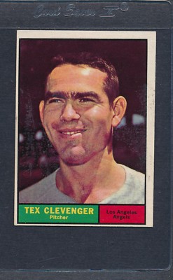 1961 Topps #291 Tex Clevenger Angels EX *5781 | eBay