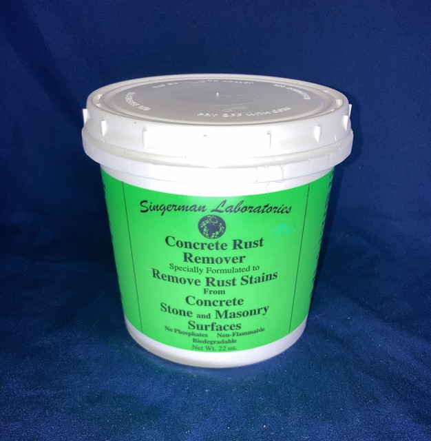 Singerman Laboratories Rust Remover for Concrete Stone Masonry Surfaces ...